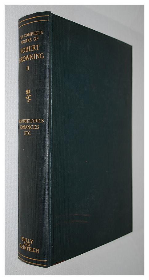 The Complete Works Of Robert Browning University Edition Six Volume Set